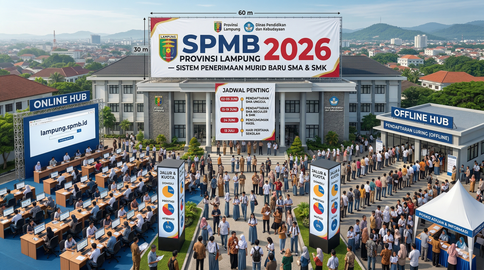 Simak Jadwal dan Mekanisme SPMB SMA-SMK Lampung 2026 - terdidik.id